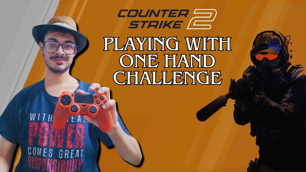 ONE Handed Gamer Takes on the Pro gamers in Counter Strike 2 - YouTube