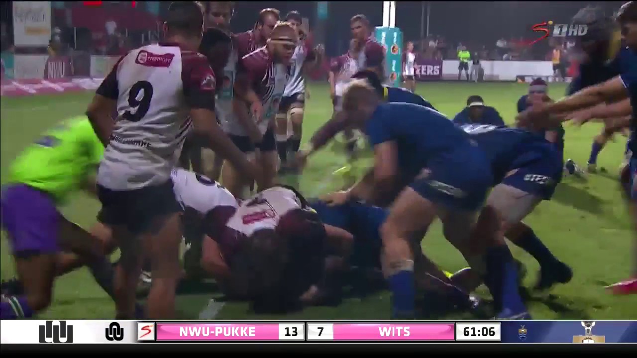 Varsity Cup 2017 Round Six: FNB Pukke vs FNB Wits - YouTube