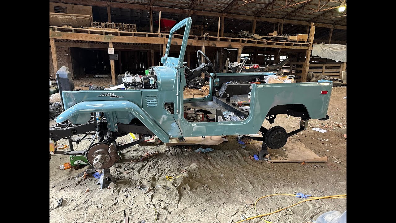 fj40 front bib turn signal mod - YouTube