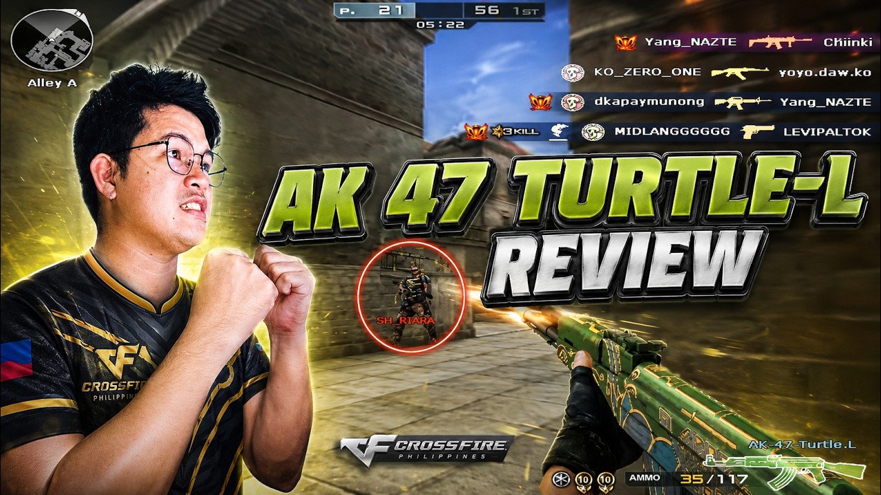 CROSSFIRE : AK 47 TURTLE-L REVIEW | INTENSE GAMEPLAY | TURTLE LOTTO ...