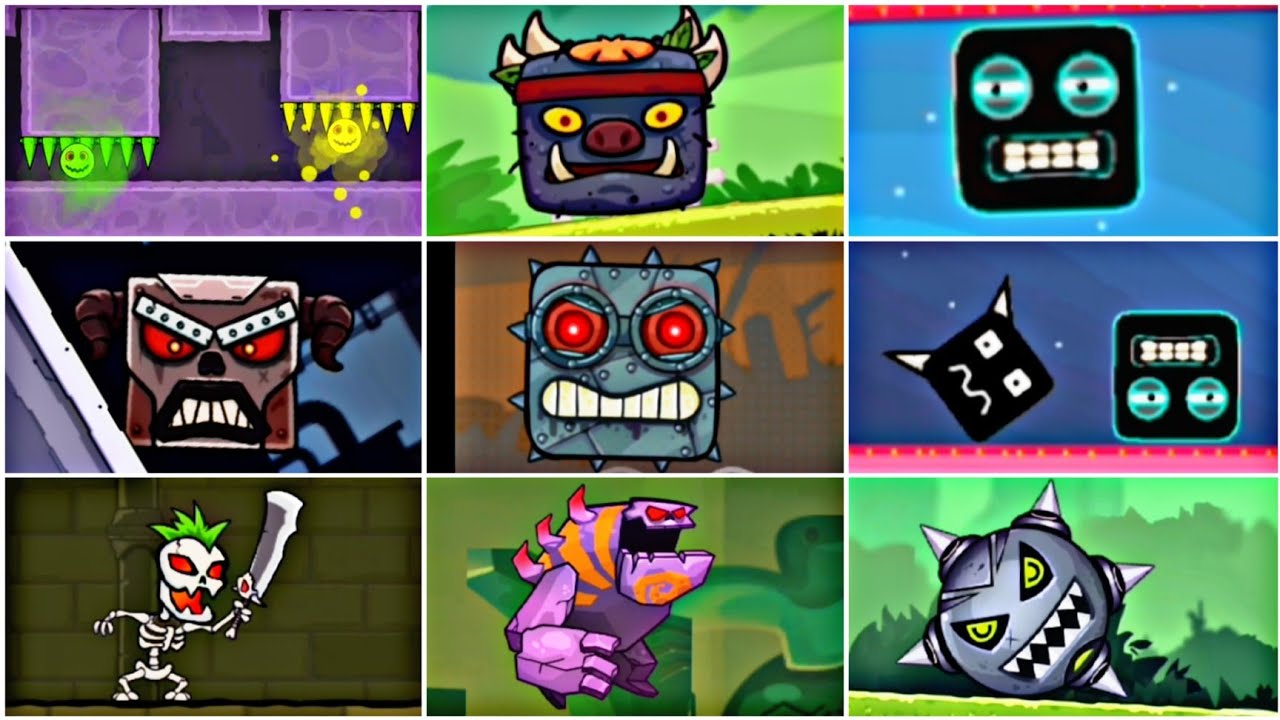 Red Ball 4 - Angry Ball - Red Stickman - Ball Journey 6 -Fight All ...