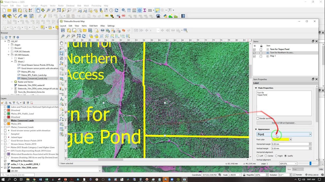 Adding Data and Labels to Georeferenced PDF for Avenza Maps QGIS 3.16 ...
