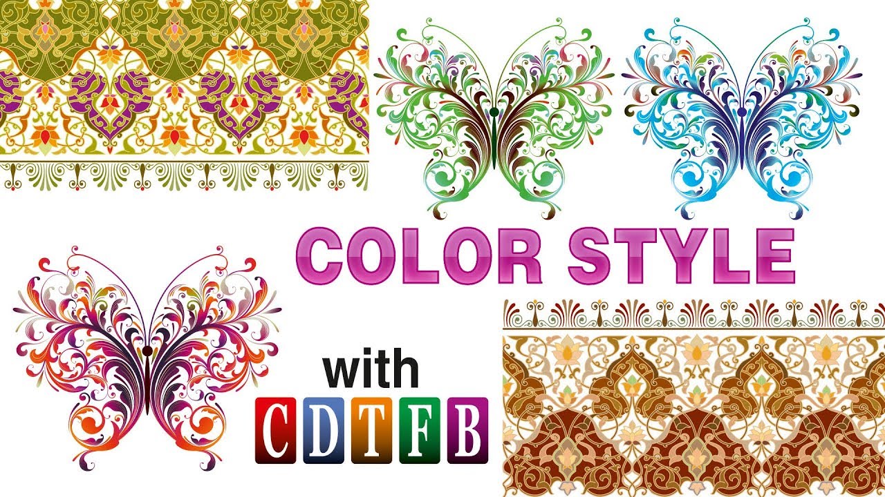 color style in coreldraw x7 | with cdtfb - YouTube