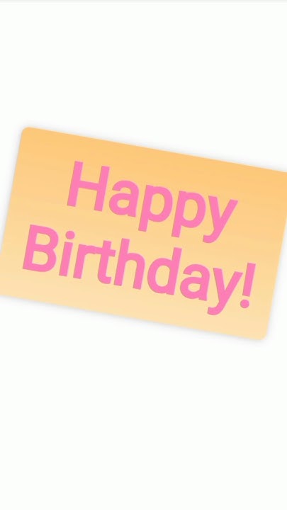 Happy birthday animation in html and css #html #css #webdesign # ...