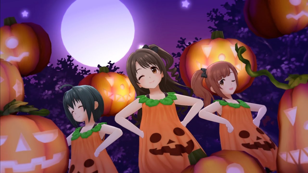 【デレステMV】Halloween♥Code / ピンクチェックスクール（島村卯月、小日向美穂、五十嵐響子） - YouTube