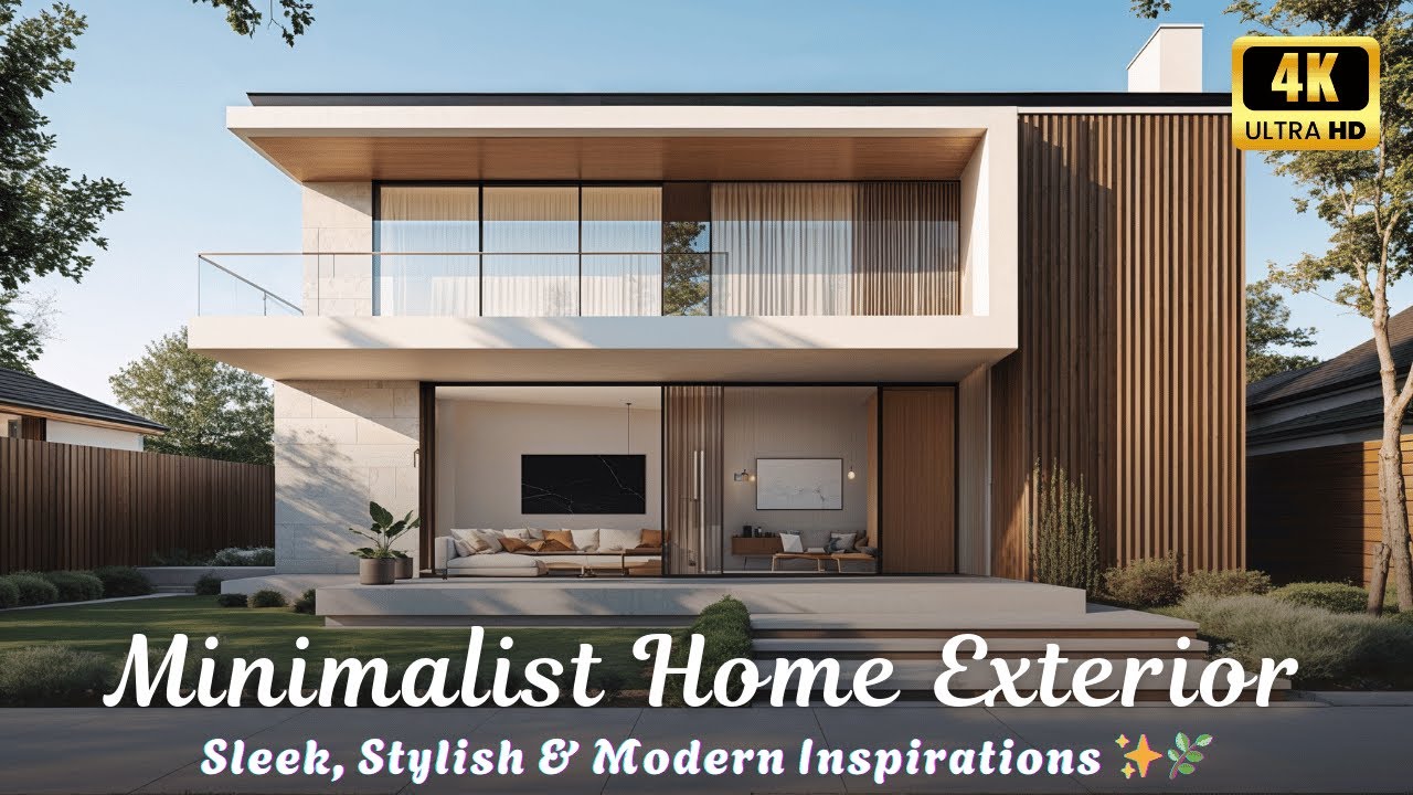 🏡 Minimalist Home Exterior Designs | Sleek, Stylish & Modern ...