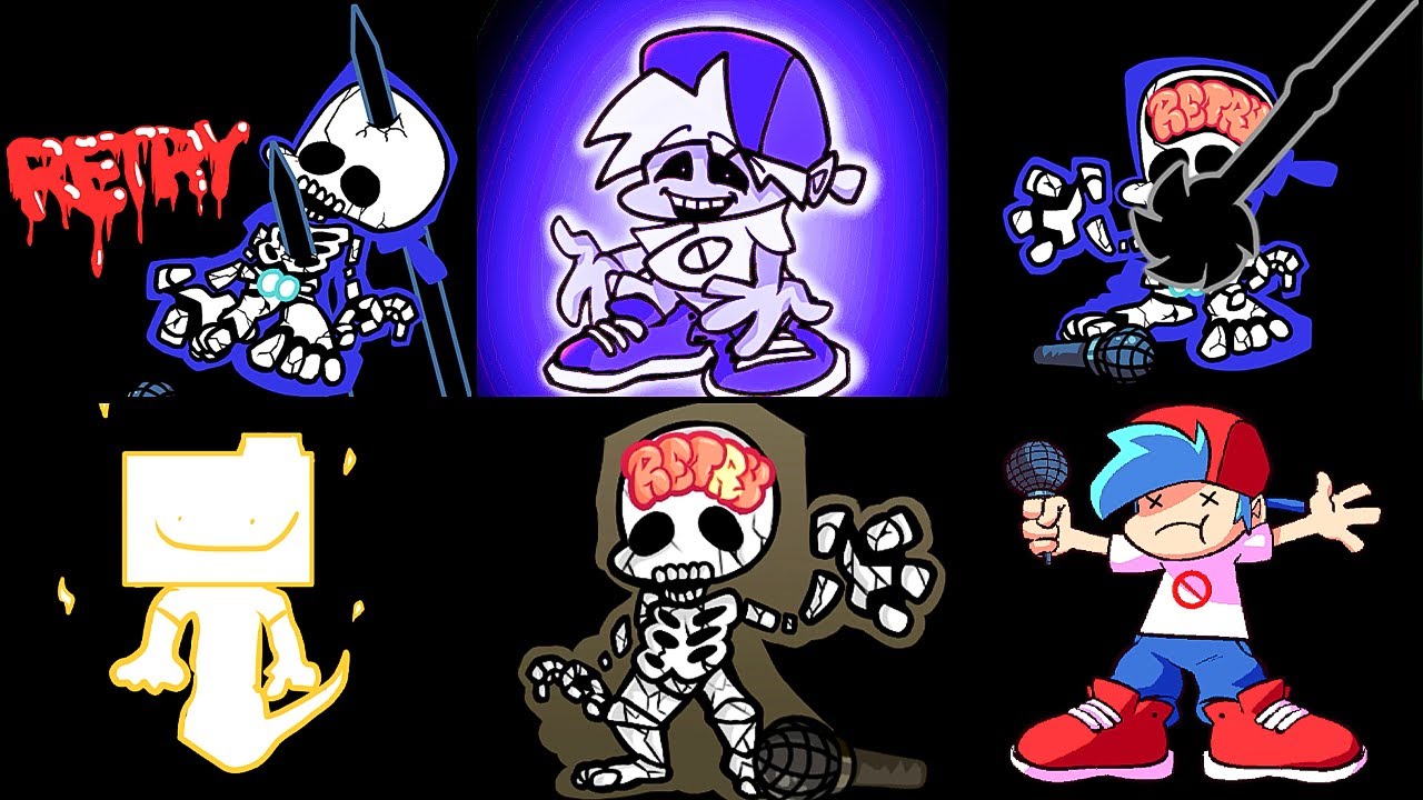 FNF - THE BEST GAME OVER SCREEN #1 GAME OVER Animation Friday Night ...