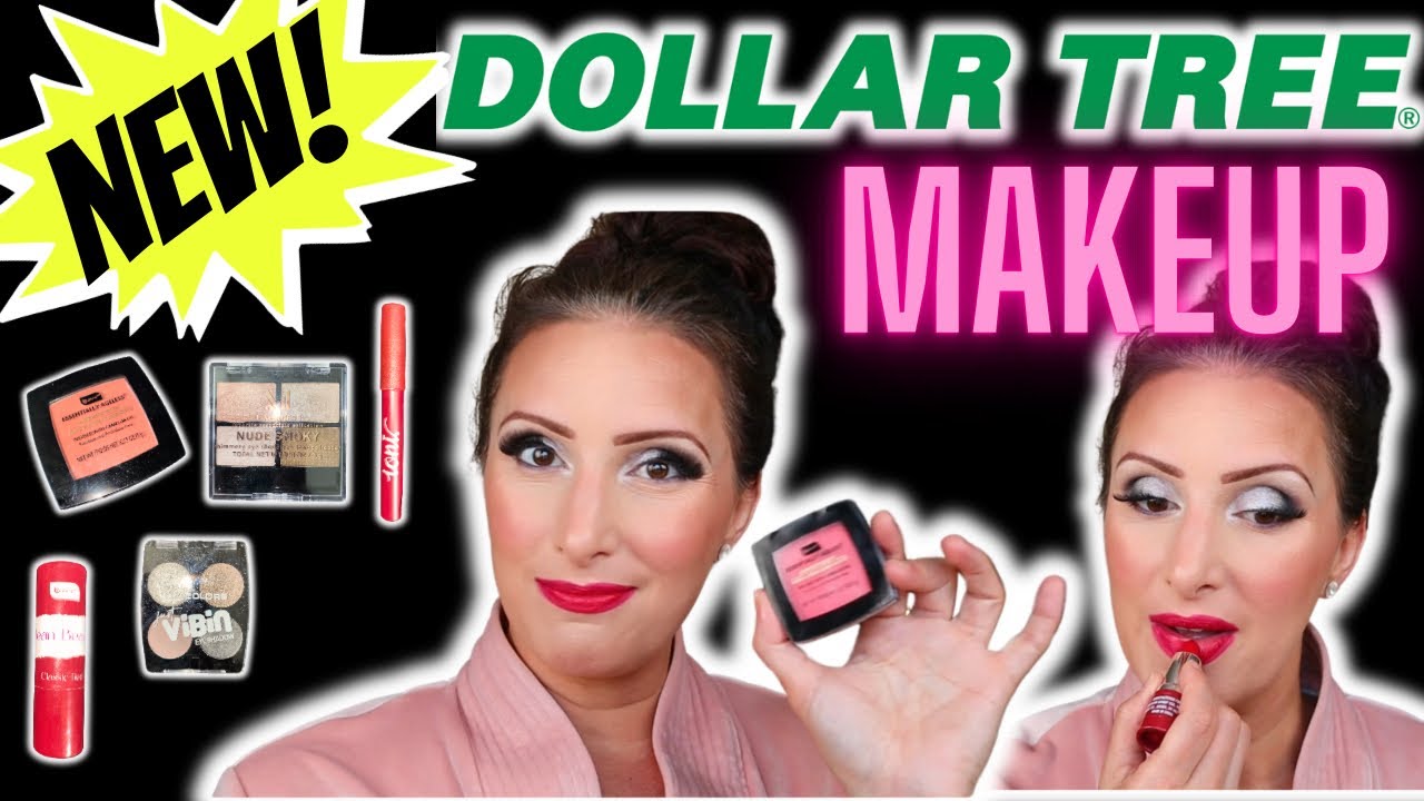 Testing Out *NEW* DOLLAR TREE MAKEUP || $1.25 Affordable Makeup ...