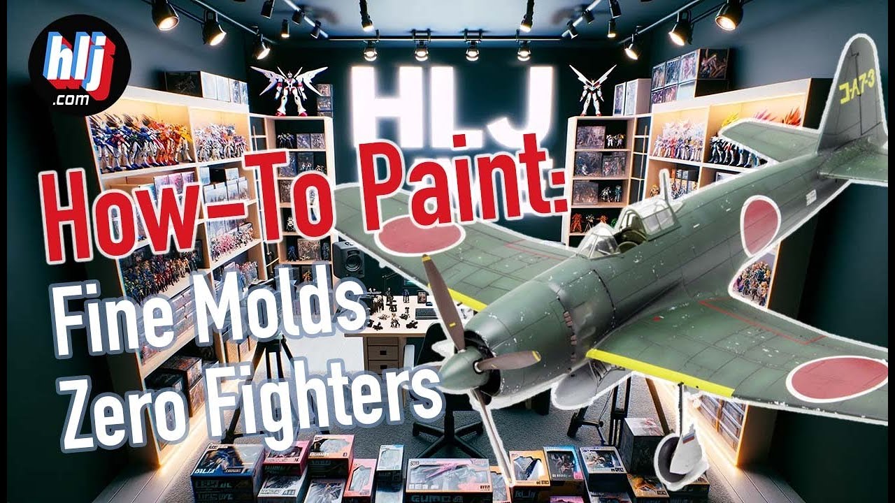 Fine Molds Zero Fighters & How To Paint Guide - With Todd & Legendary ...