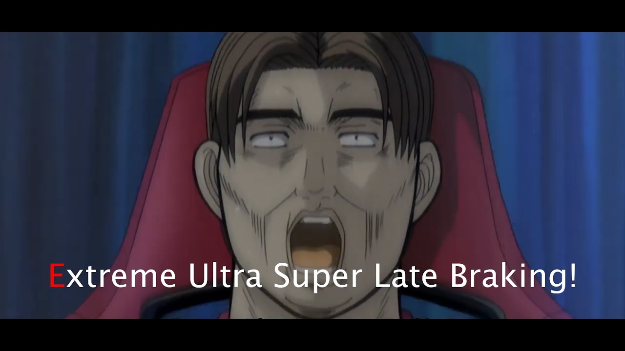 Initial D - Extreme Ultra Super Late Braking! - YouTube