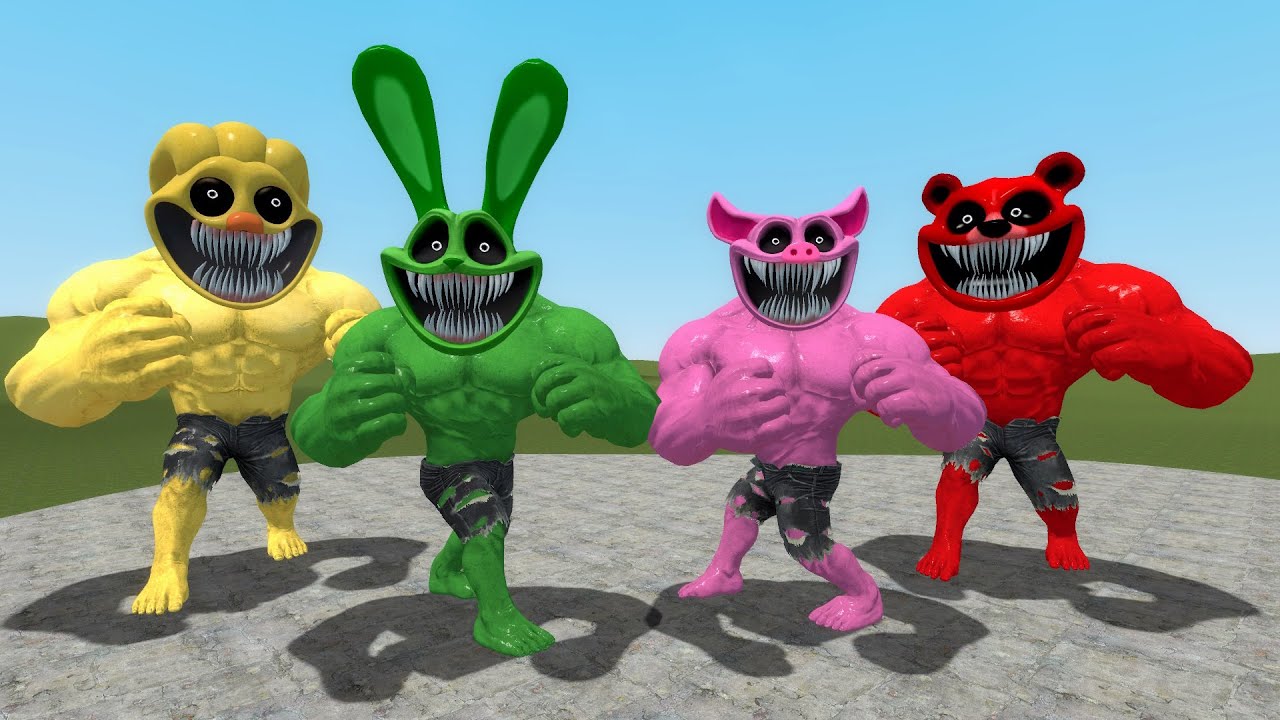 New FanMade MUSCLE SMILING CRITTERS characters! | POPPY PLAYTIME ...