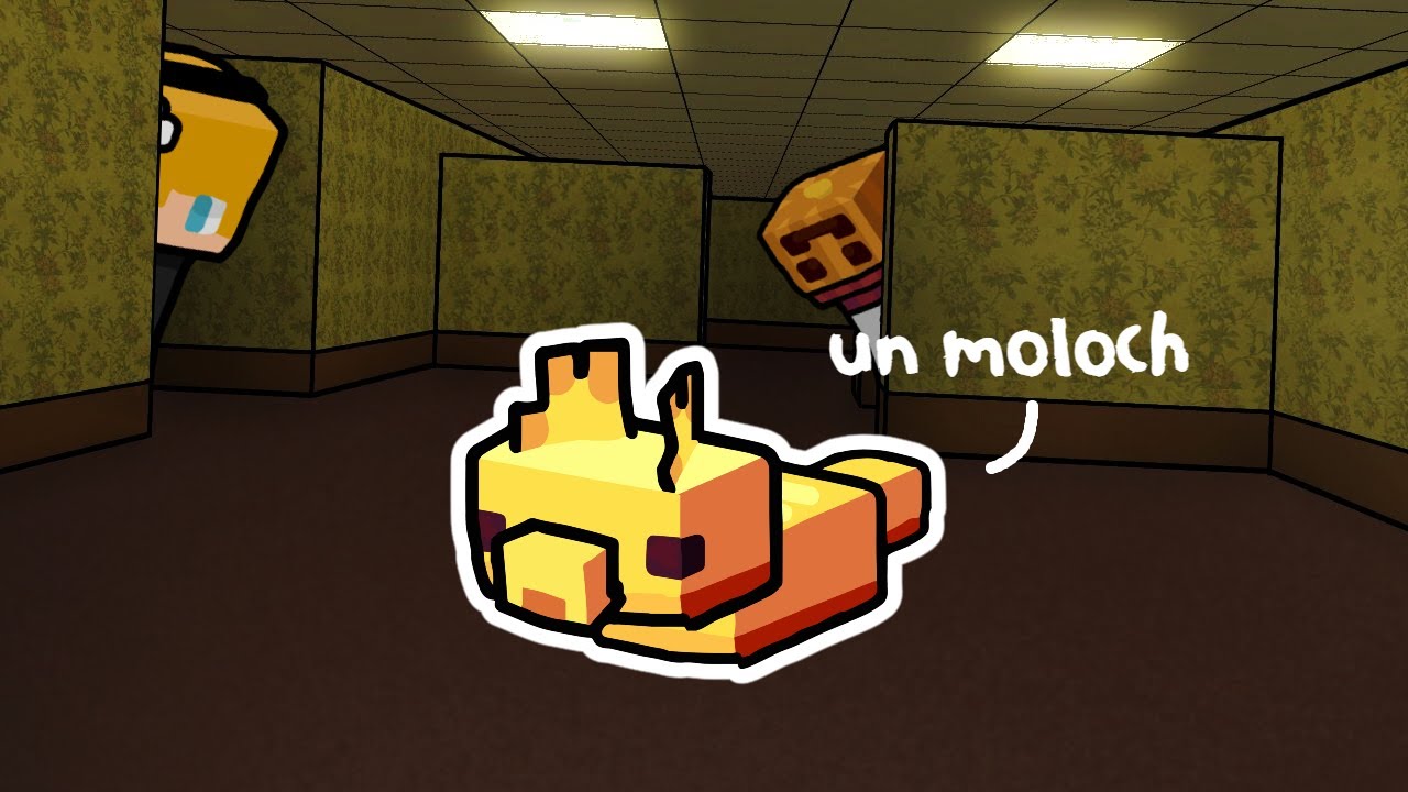 Un MOLOCH dans les BACKROOMS - Minecraft Bordel - YouTube