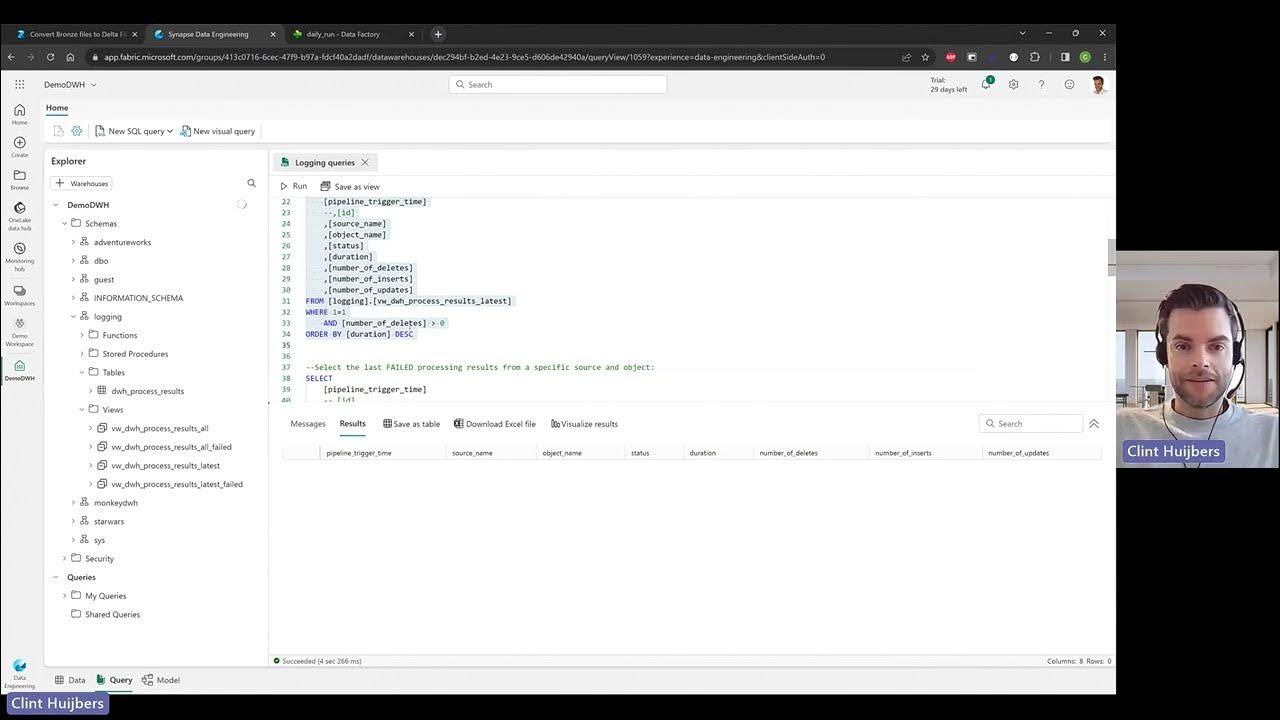 How to query the logging table and views - MonkeyDWH™ for Fabric (4K ...