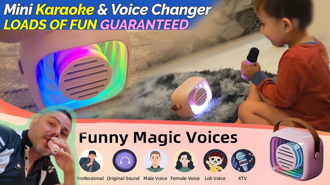This Toddler is a MONSTER! Voice Changer & Mini Karaoke Machine for ...