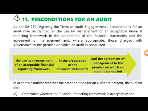 #6 Preconditions for an audit|Audit Preconditions|what are the ...