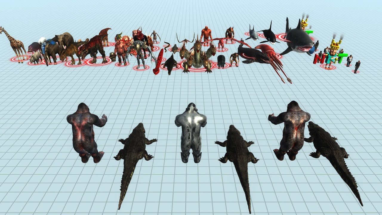3X Goro & Purussaurus VS 2X FACTION ARBS - Animal Revolt Battle ...
