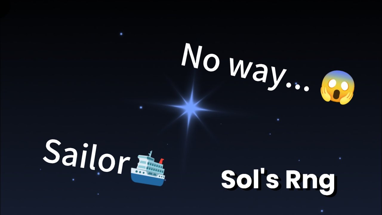 I Got sailor in Sol's Rng🤯 - YouTube