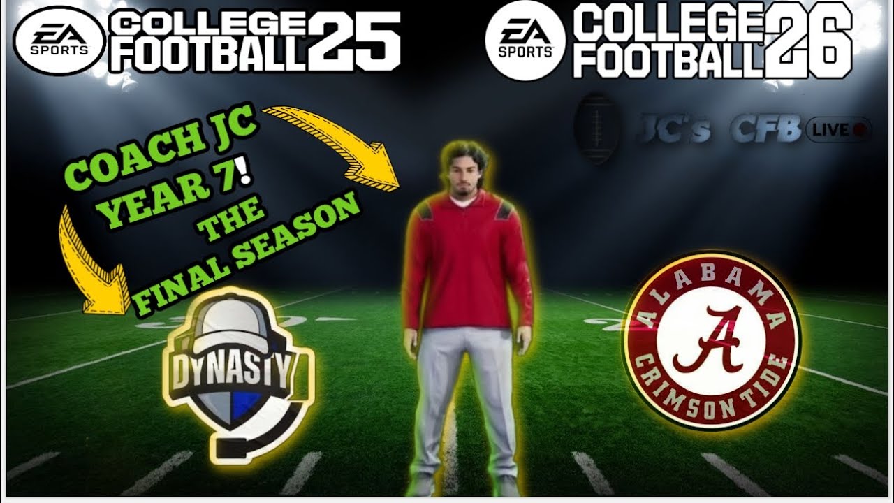 CFB 25 Coach JC Dynasty Series - Year 7 (2030) | EA Sports College ...