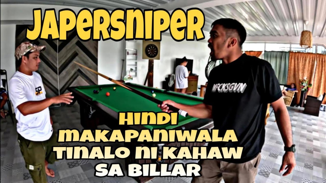 #JAPERSNIPER TINALO NI KAHAW SA Billiards@JaperSniperOfficial - YouTube