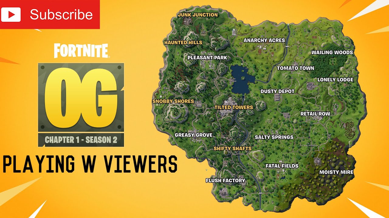 🔴 Fortnite OG Season 2 😱 Playing with Viewers 🎮 - YouTube
