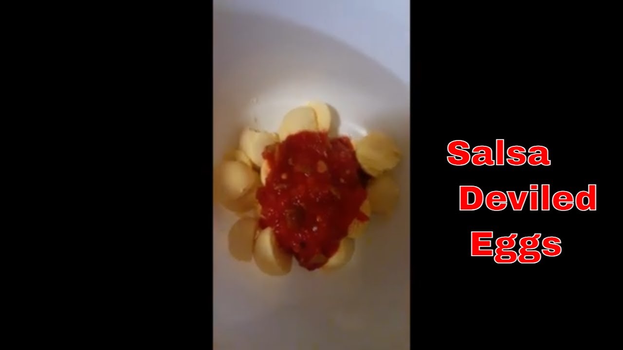 Salsa Deviled Eggs - The Internet's Favorite Snack! Learn the Recipe now - YouTube