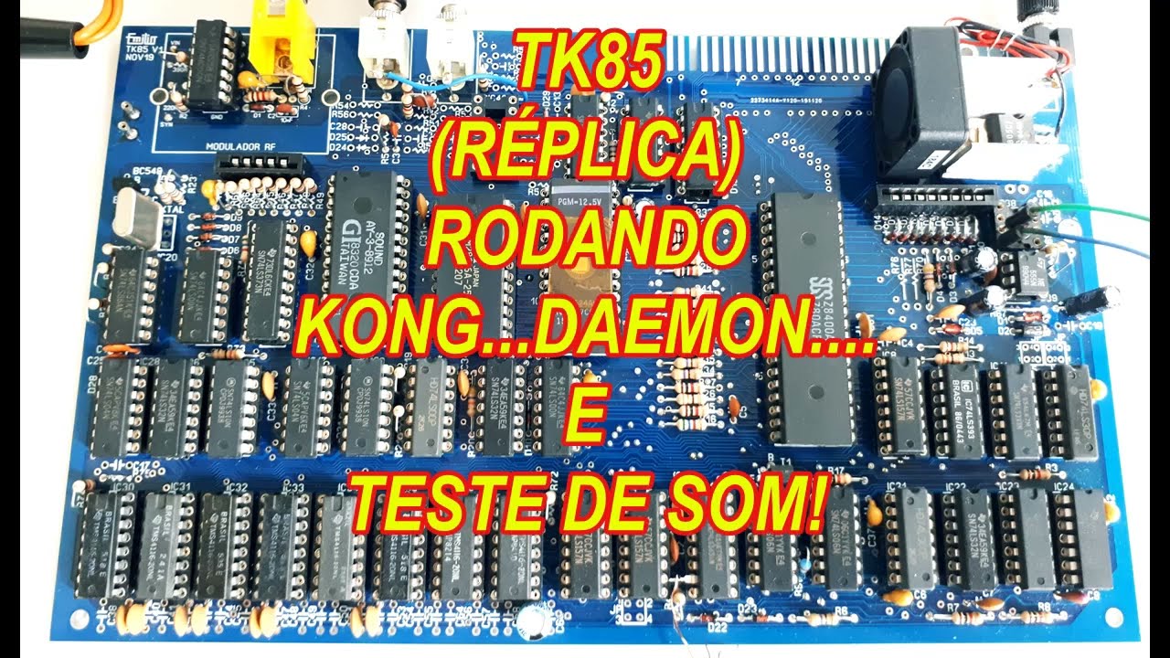 TK85 (Réplica)- Rodando programas e teste do SOM! - YouTube