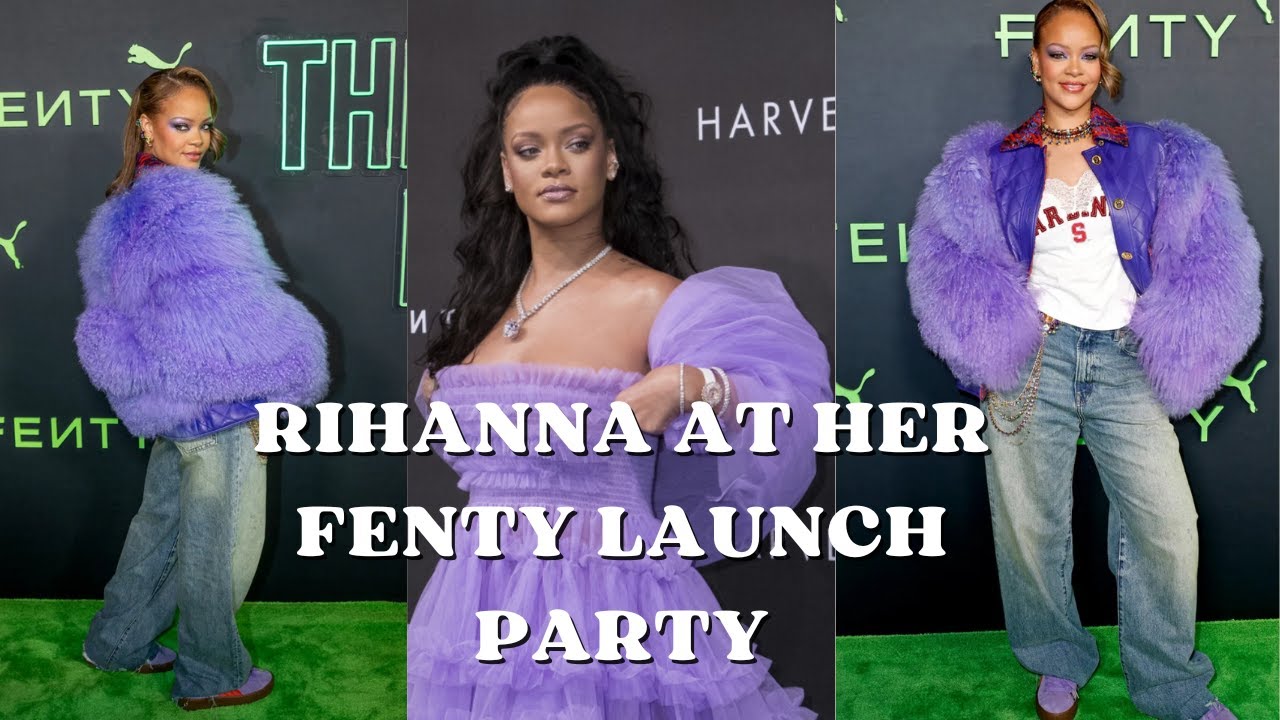Rihanna At Her Fenty Launch Party - YouTube