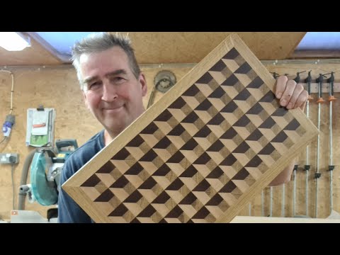 How to make a 3D cutting board #woodworking #how #video - YouTube