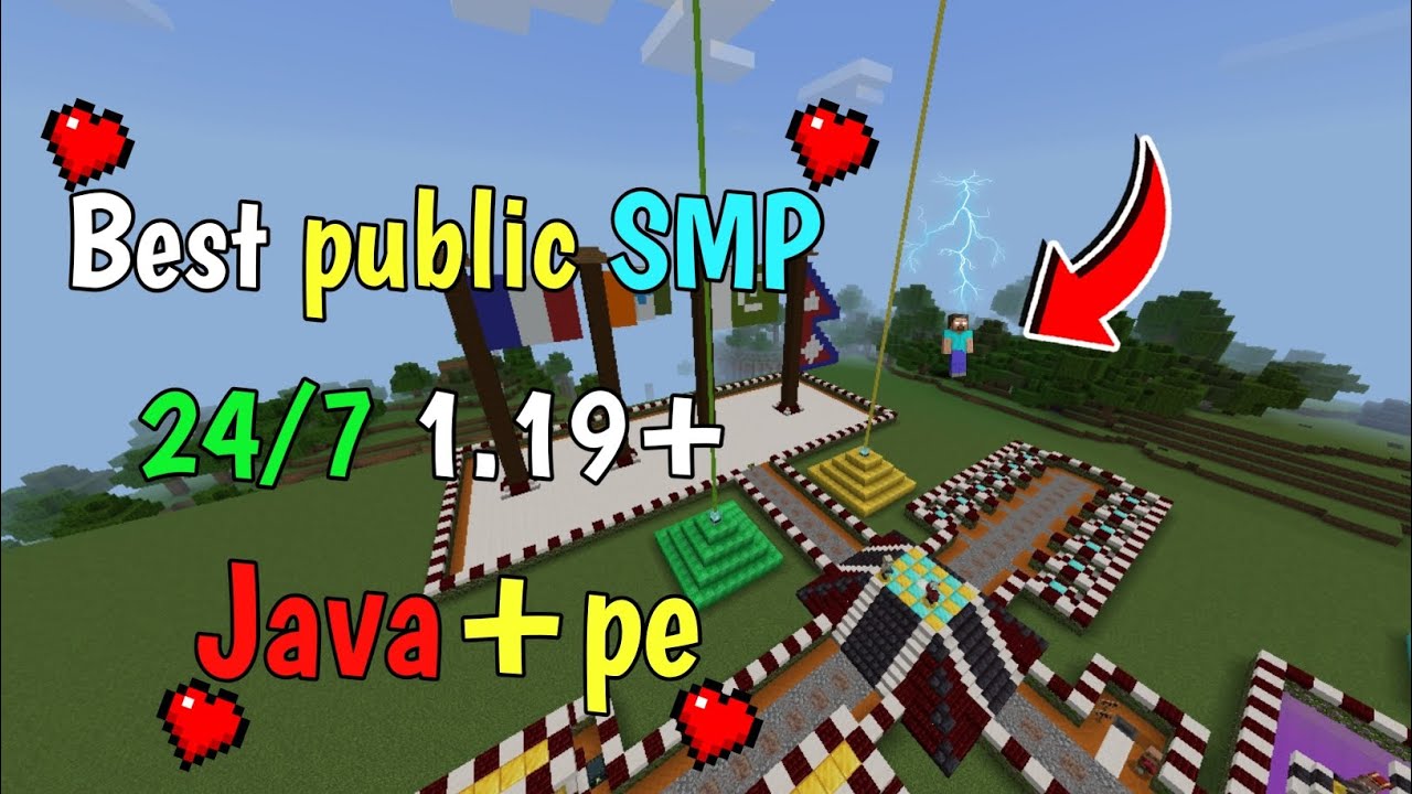 MINECRAFT PUBLIC SURVIVAL SMP JOIN NOW MCPE/JAVA & BEDROCK SMP 1.19 ...