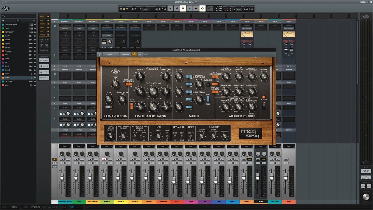 Universal Audio LUNA Walkthrough - NAMM 2020 - YouTube