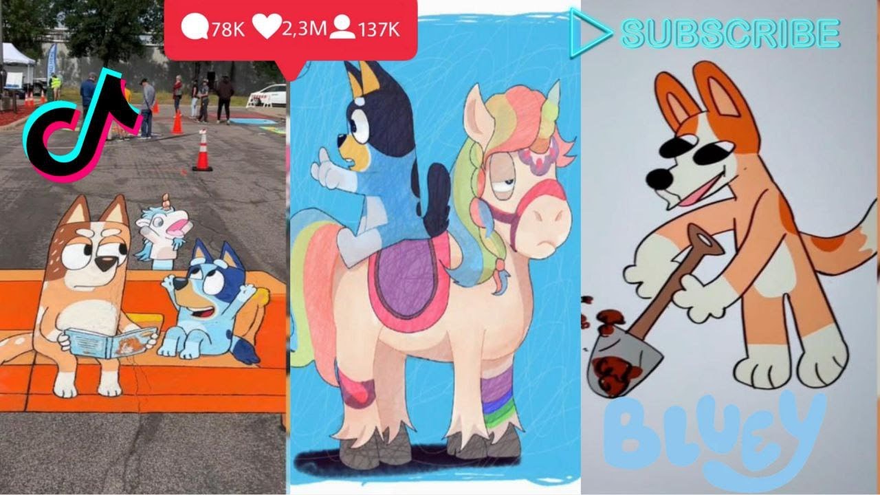 BLUEY - Best FanArts / TikTok"s Compilation #6 - YouTube