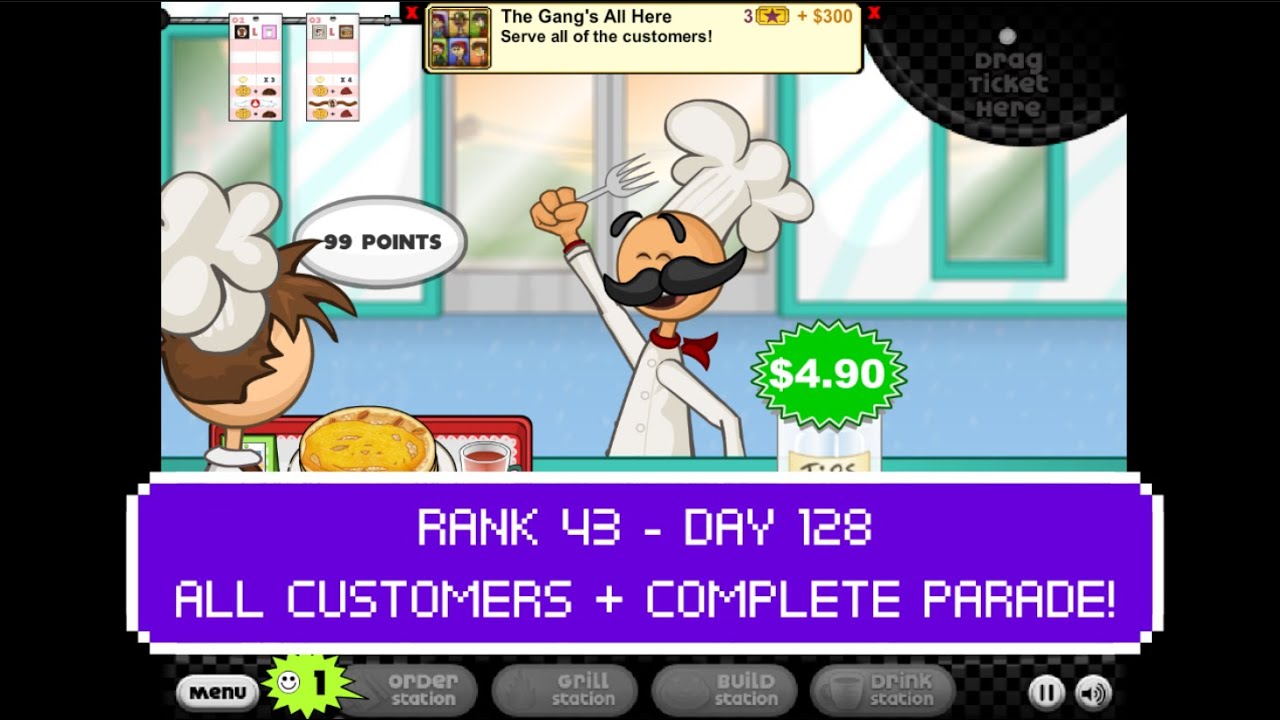 Papa's Pancakeria | Rank 43 - Unlocking Papa Louie! (All Customers ...