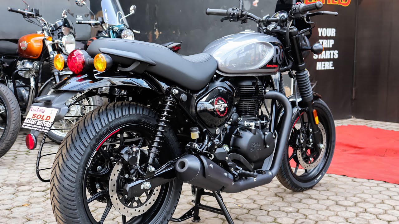 Finally Ye Dekho 2022 Royal Enfield Hunter 350 Dapper Grey Detailed ...