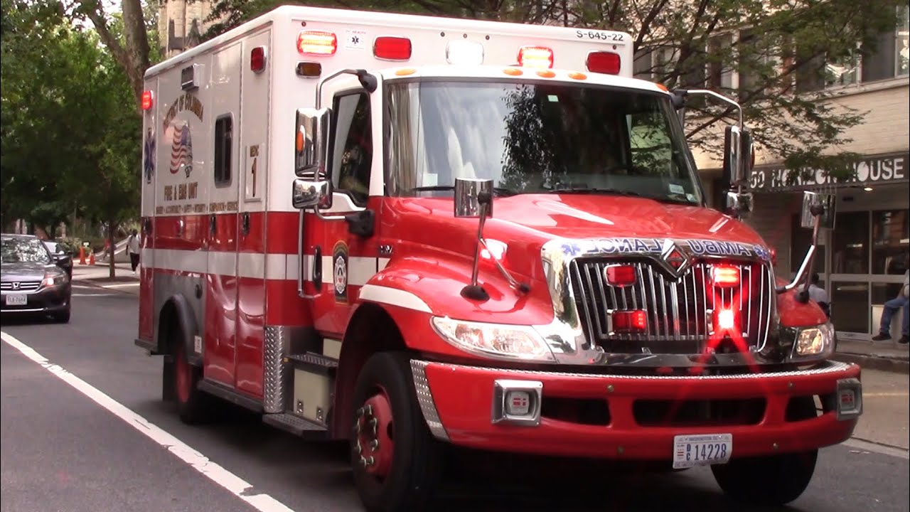 DC Fire & EMS Medic 1 responding - YouTube