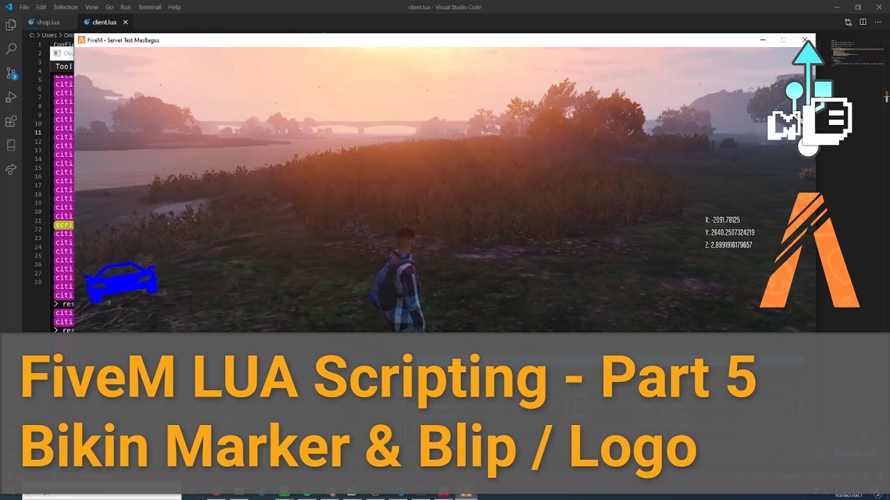 Tutorial FiveM Lua Bikin Marker Blip Logo Map YouTube Tutorial FiveM Lua Bikin Marker Blip Logo Map YouTube