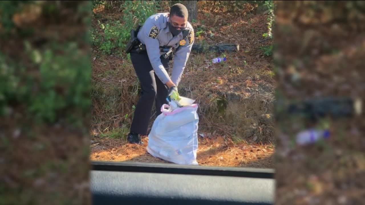 Virginia deputy picks up litter: 'It takes one person to make a ...