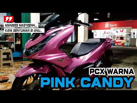 Wrapping Motor PCX Warna Pink Candy - YouTube