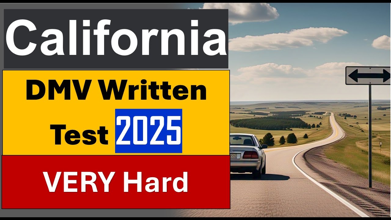 California DMV Practice Test 2025 Very Hard Questions & Answers - YouTube