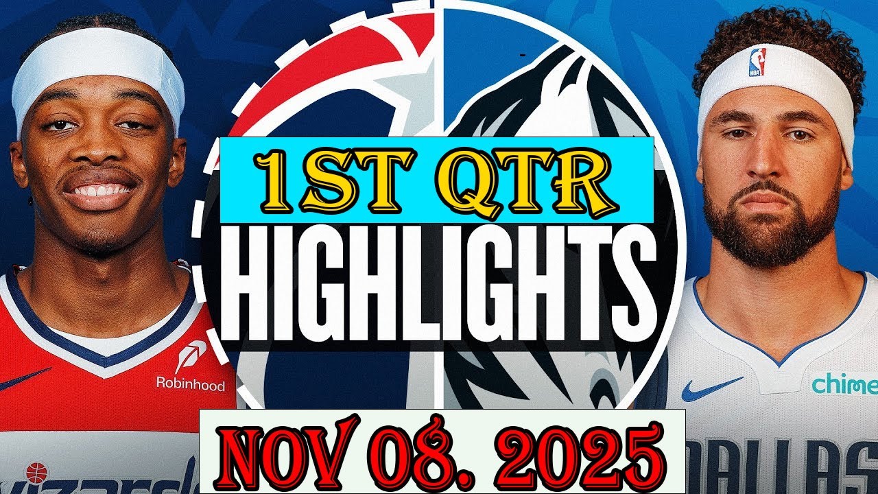 Washington Wizards vs Dallas Mavericks 1st Qtr Nov 08. 2025 Highlights ...