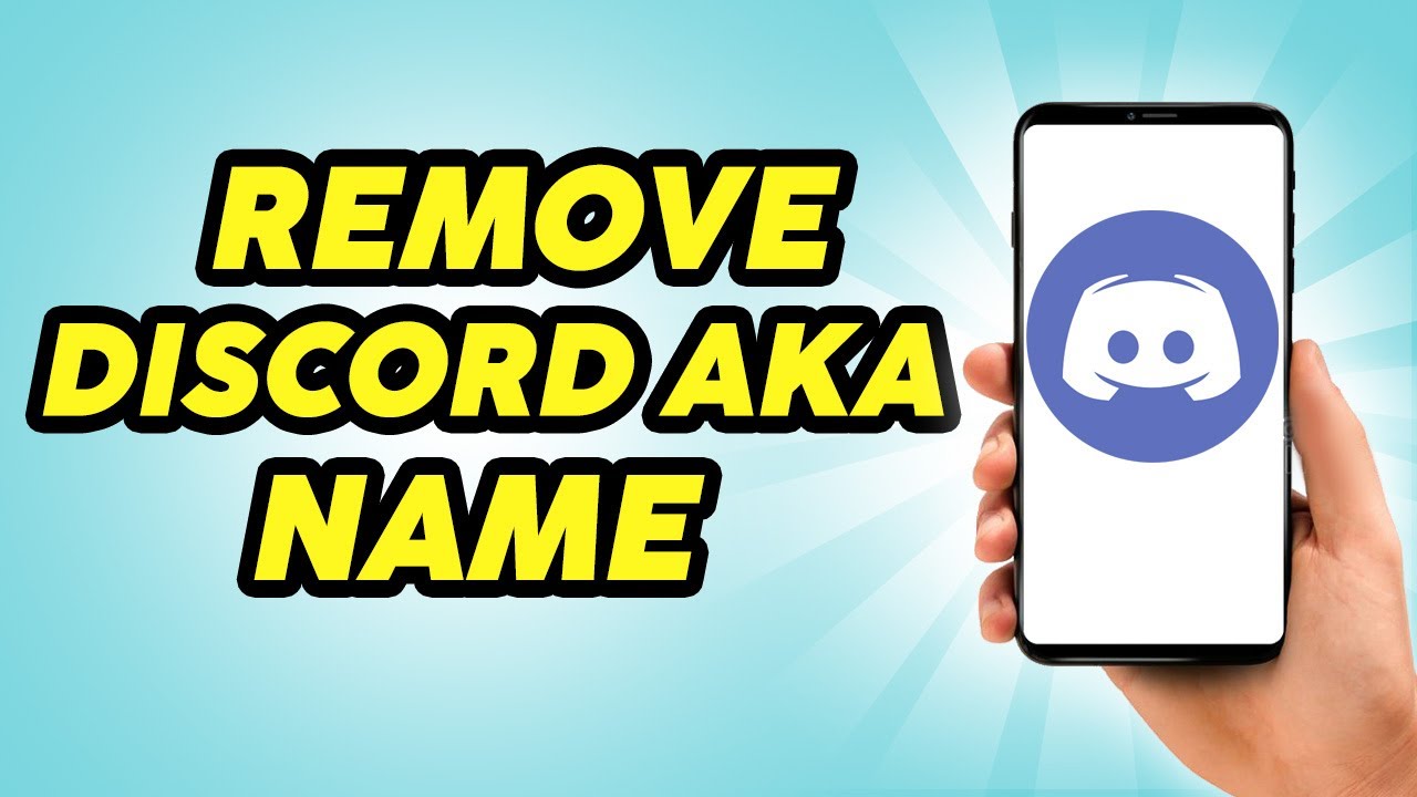 How To Remove Discord AKA Name - Easy Guide!!! - YouTube
