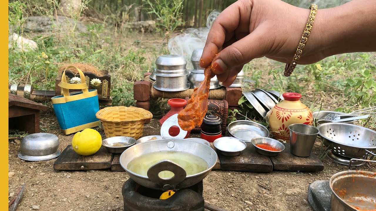 Miniature Chicken Drumsticks Recipe | E#81 | Chicken Leg Fry ...