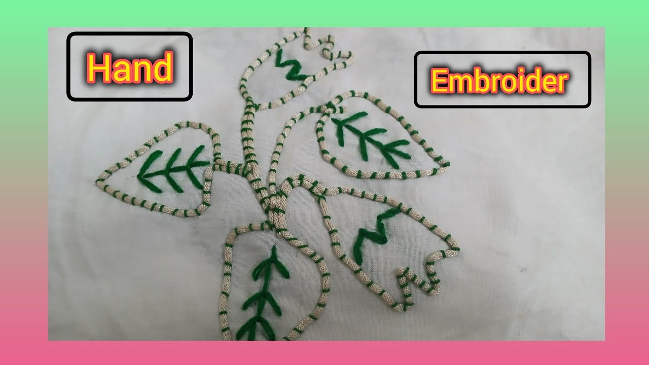 Handwork | Embroidery for beginner |Diy | Fun with shahnaz | - YouTube