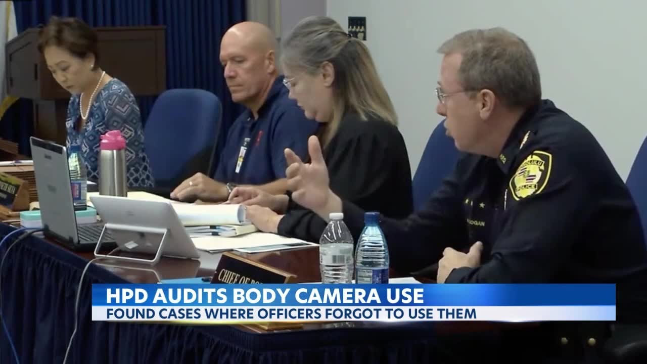 Honolulu Police audit use of body cameras - YouTube