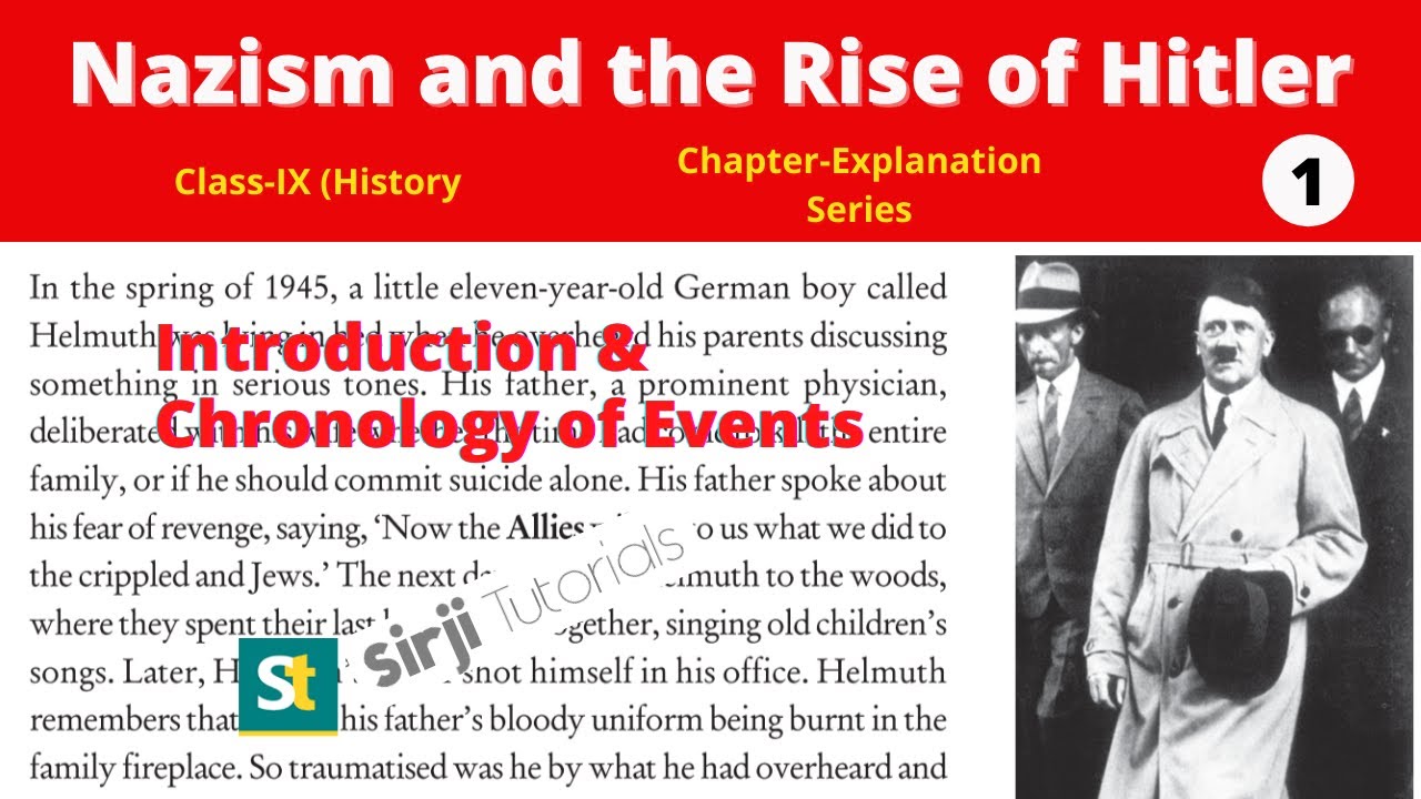 Nazism and the Rise of Hitler (1) Class 9 History CBSE/UP Board ...