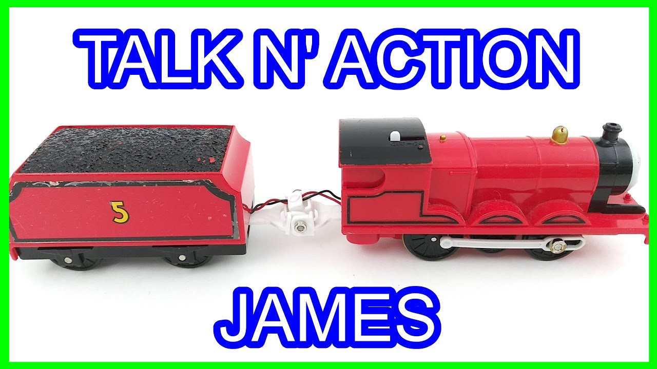 Thomas & friends Trackmaster Tomy TALK N' ACTION JAMES - YouTube