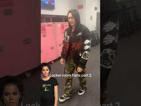 🤢 Rhea Ripley × Iyo Sky & Raquel Rodriguez Random Gross Locker Room Pooting Compilation 🤮 #Shorts