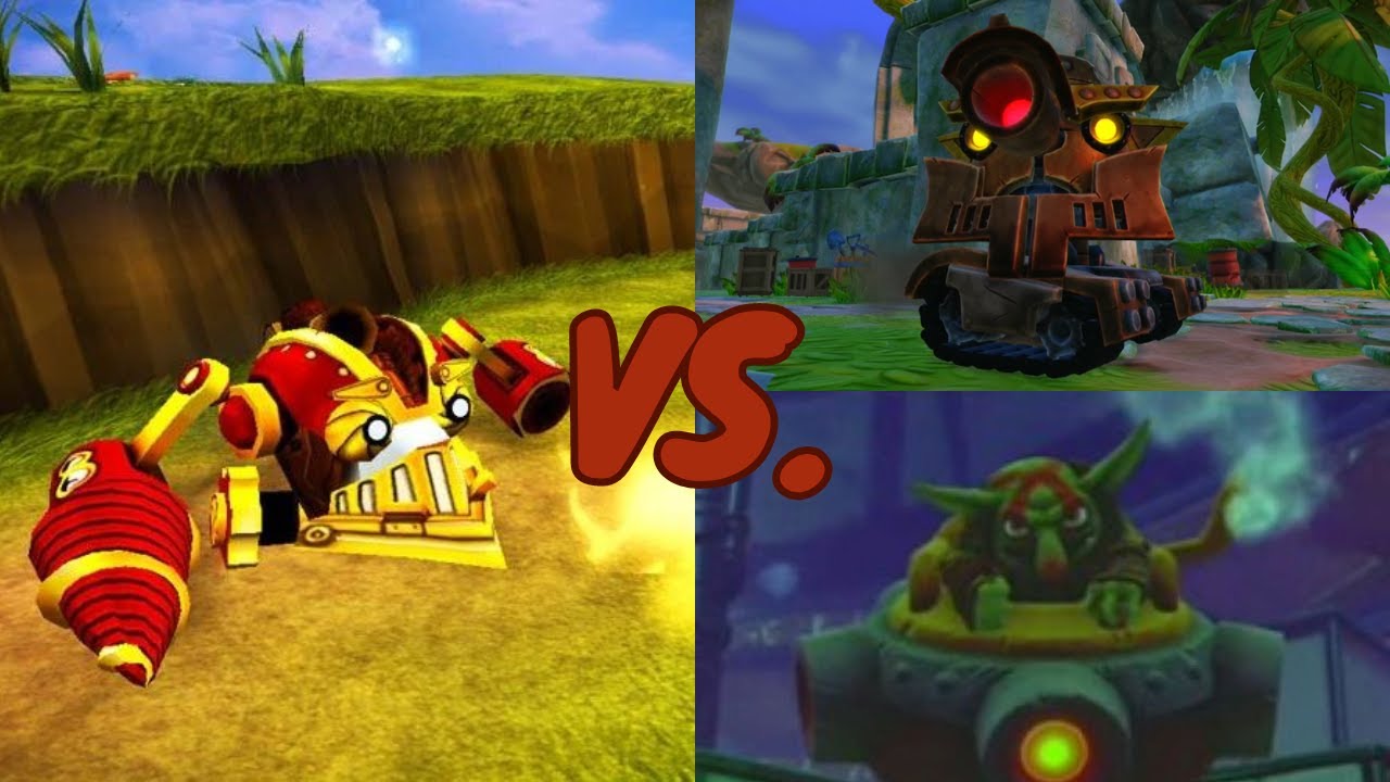 Drill Sergeant VS. Trolling Thunder and Smoke Scream | Skylanders Trap ...