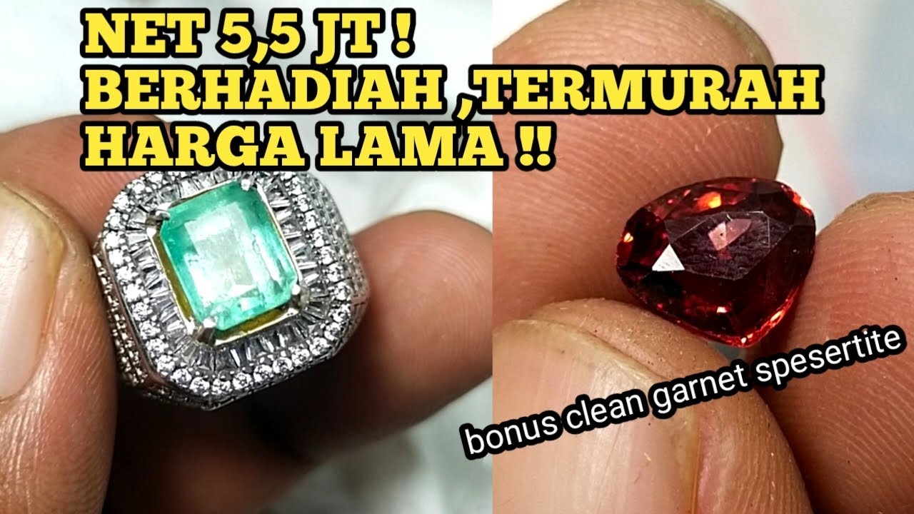 2,77 CT //EMERALD COLOMBIA MINOR, HARGA HANCUR ,BERHADIAH WA 082265019280 - YouTube