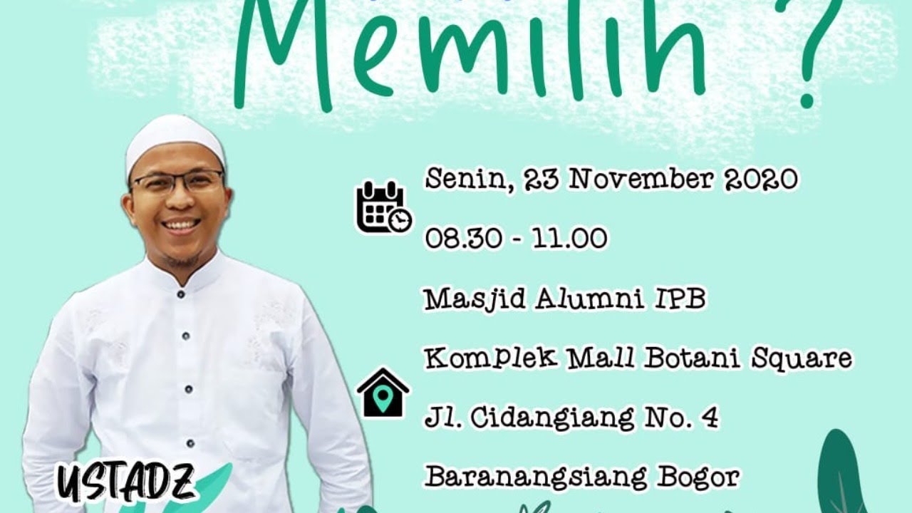 Hidup Tak Bisa Memilih | Ustadz Fatih Karim - YouTube