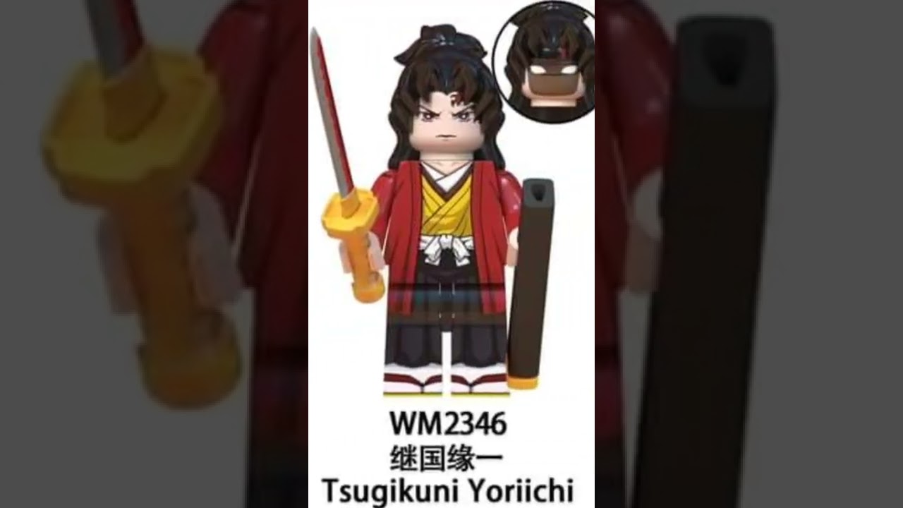 KIMETSU NO YAIBA | UNOFFICIAL LEGO DEMON SLAYER MINIFIGURES BY WM - YouTube